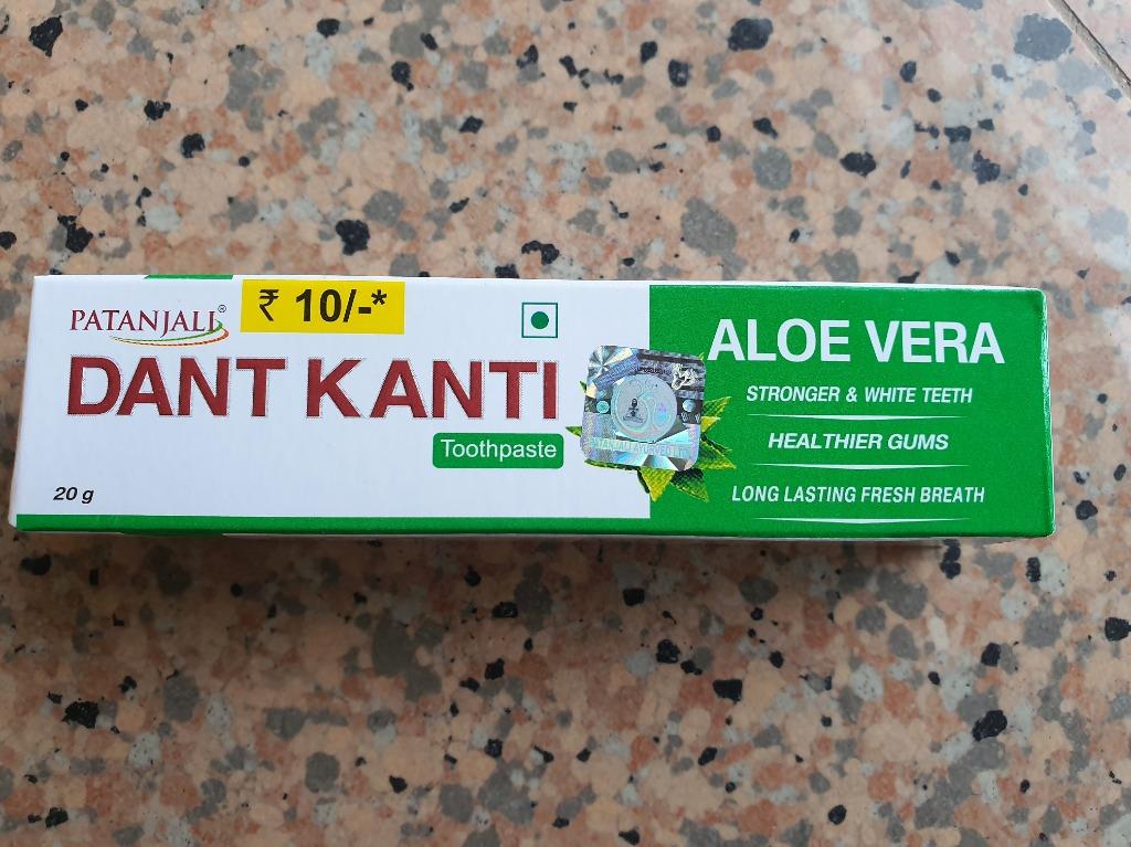 Toothpaste Dant Kanti (bundle of 3 plus 20g Aloe Vera toothpaste ...