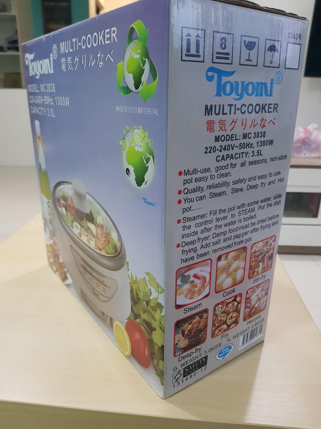 Toyomi multi-cooker, TV & Home Appliances, Kitchen Appliances, Cookers ...