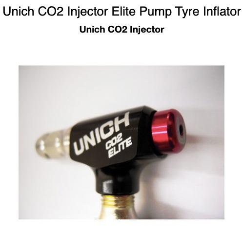 UNICH CO2 ELITE - C02 INFLATOR W/ CATRIDGE, Sports Equipment, Bicycles ...