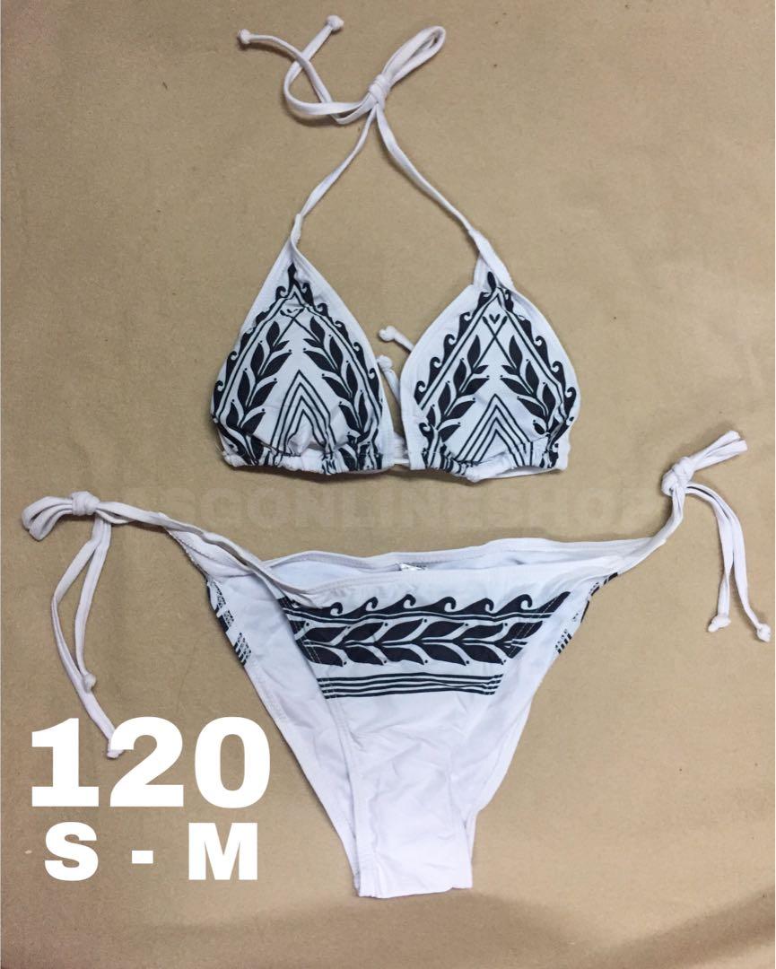 SALE! White Two Piece Swimsuit, Women's Fashion, Swimwear, Bikinis ...