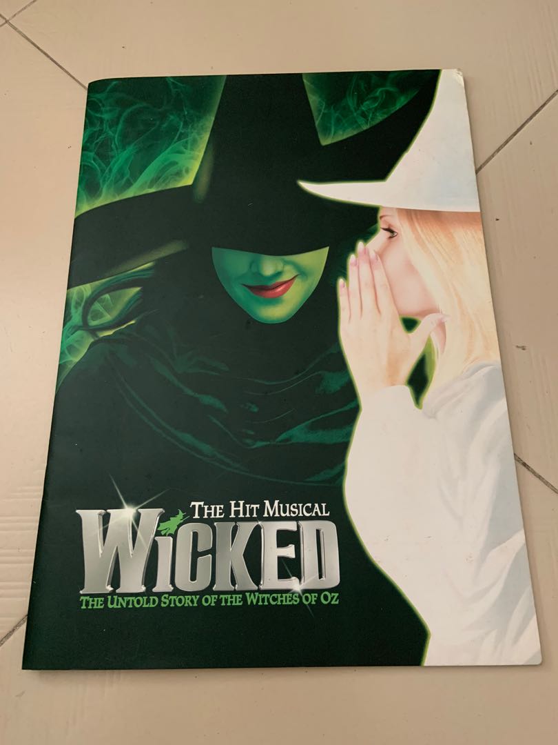 Wicked musical programme book, Free Items on Carousell