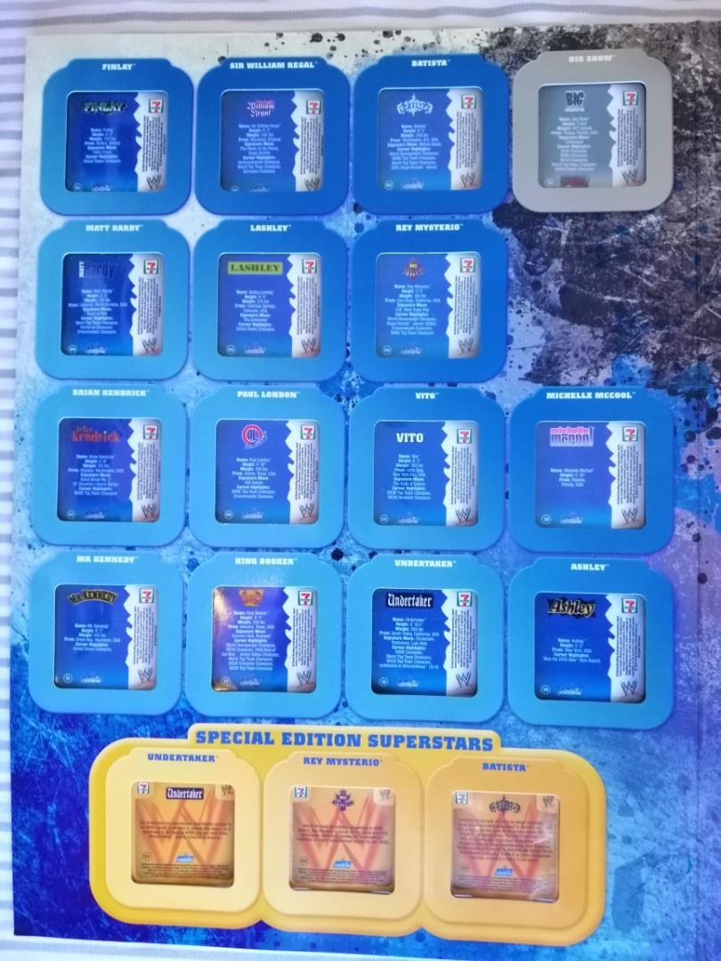 WWE 2006 Slam Cards from 7/11 Complete Set Rare, Hobbies & Toys, Toys ...