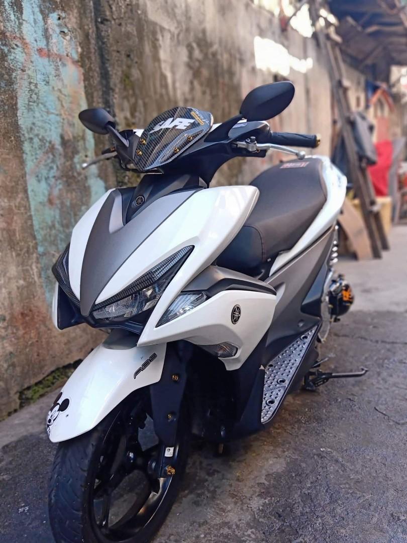 Yamaha Aerox S abs keyless, Motorbikes, Motorbikes for Sale on Carousell