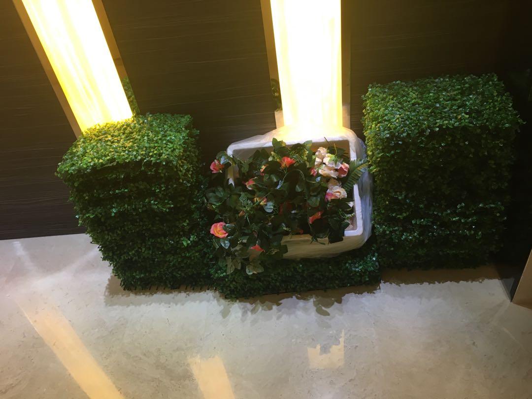 3D Greenery Photo Backdrop, Hobbies & Toys, Stationery & Craft, Art ...