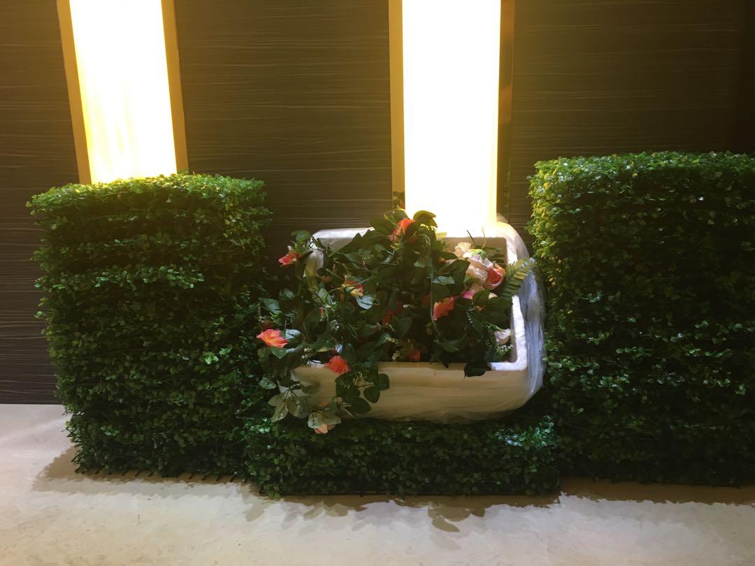 3D Greenery Photo Backdrop, Hobbies & Toys, Stationery & Craft, Art ...