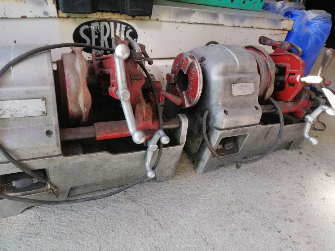 Asada automatic pipe threader, Commercial & Industrial, Construction ...