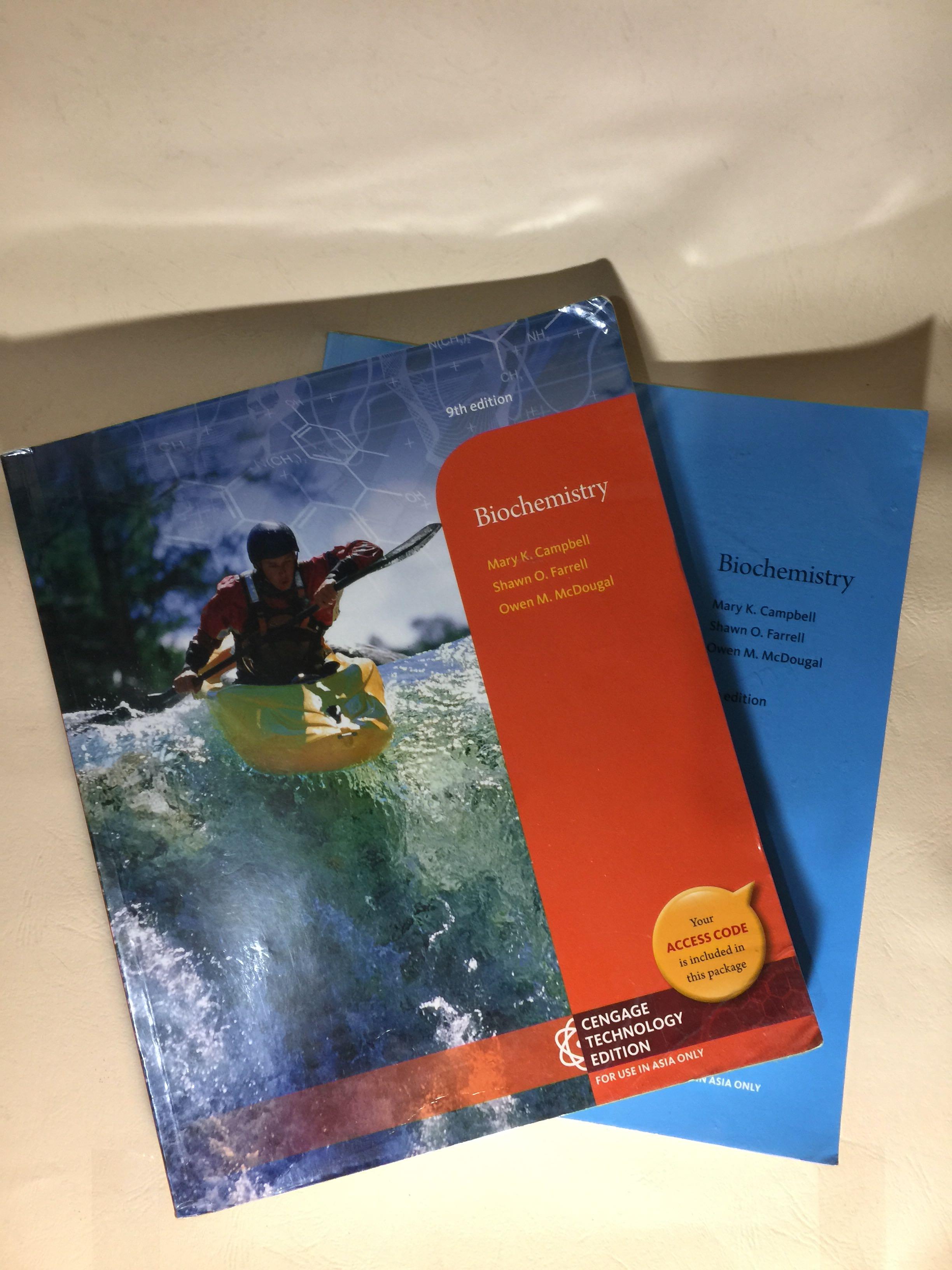 Biochemistry 9th edition Mary K. Campbell, Hobbies & Toys, Books ...