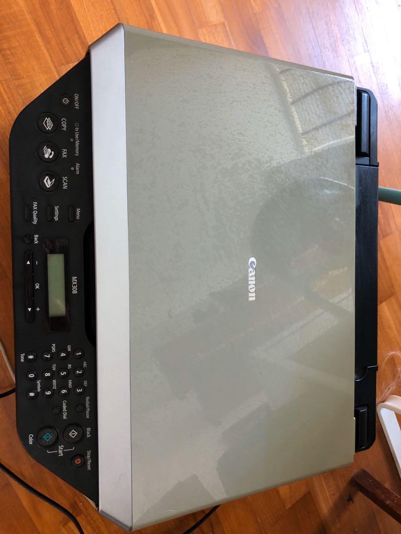 Canon 3 in 1 Printer- MX308, Computers & Tech, Printers, Scanners ...