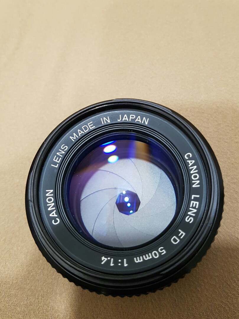 Canon nFD 50mm F1.4, Photography, Lens & Kits on Carousell