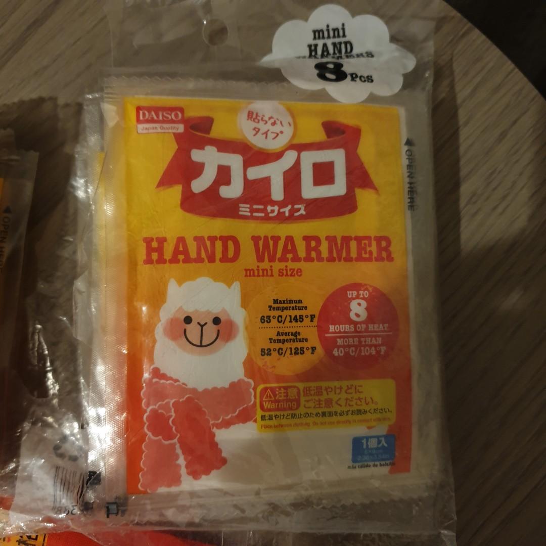 Daiso Heat Hand Warmer (16x) + Donki Body Warmer (6x), Beauty ...