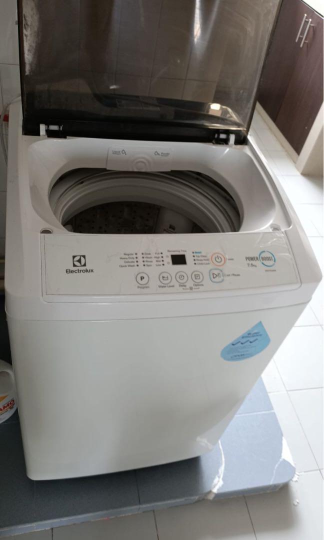 Electrolux 7.5kg EWT754XW Top Load Washer, TV & Home Appliances ...