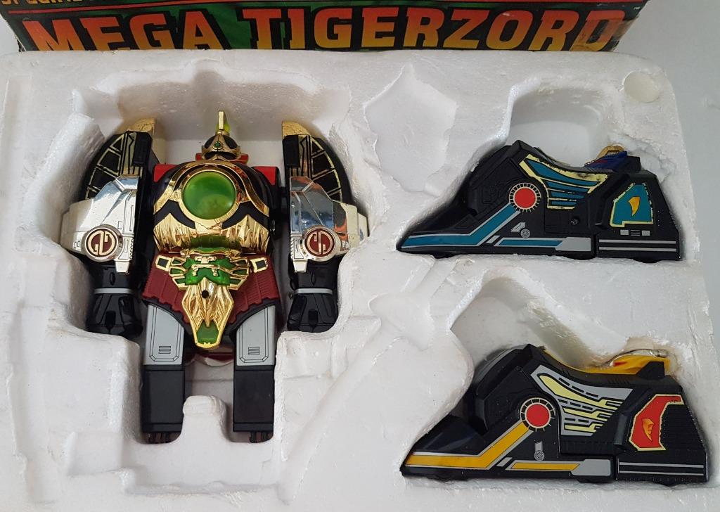 Exquisite Old Zord Toy, Mighty Morphin Power Rangers, Mega Tigerzord ...