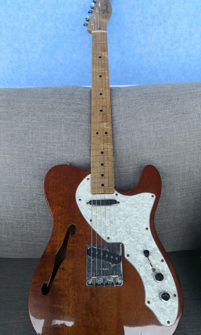 Fender Telecaster Thinline '69 Reissue MIM, Hobbies & Toys, Music ...