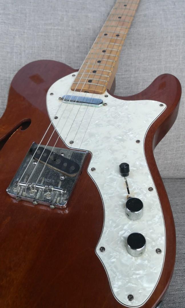 Fender Telecaster Thinline '69 Reissue MIM, Hobbies & Toys, Music ...