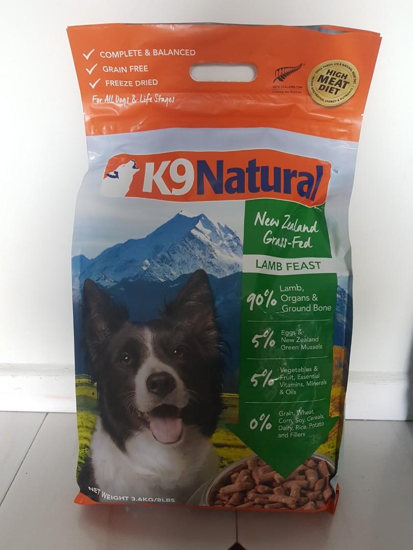 K9 natural lamb feast 3.6kg, Pet Supplies, Pet Food on Carousell