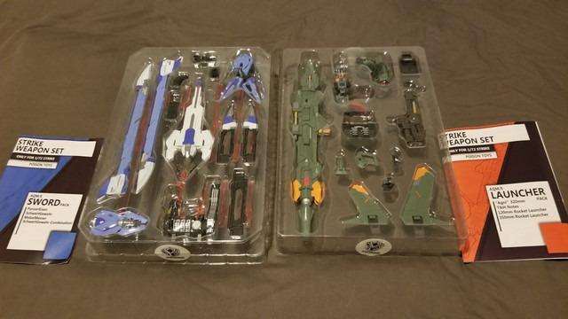 Moshow Perfect Strike Metal Gear Not Metal Build 完美突擊高達 連劍炮套裝 1/72 (合金 ...