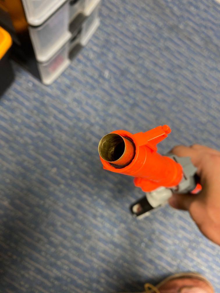 Nerf Sharpfire Modded Brass, Hobbies & Toys, Toys & Games on Carousell
