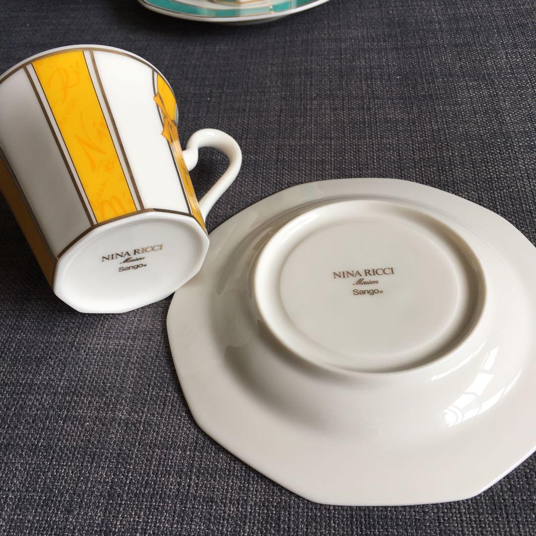 Nina Ricci Maison Sango 2sets Teacup with Saucer, Furniture & Home ...