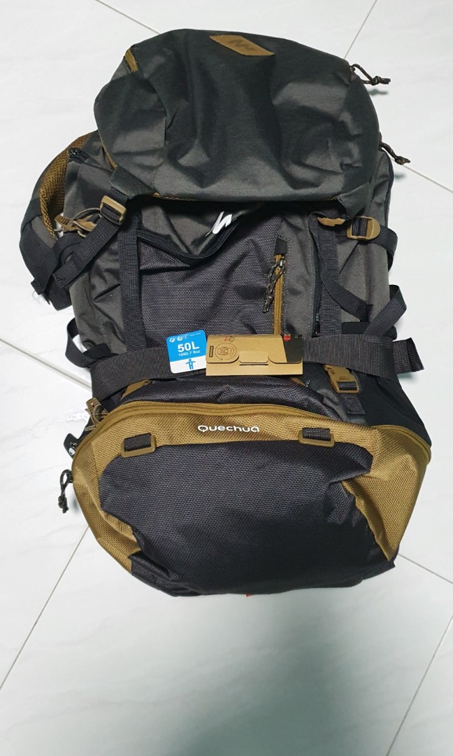 Quechua 50L Backpack, Men's Fashion, Bags, Backpacks on Carousell