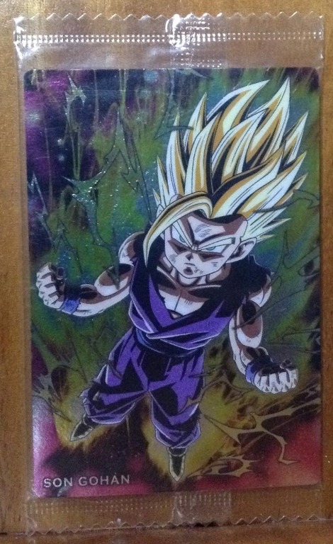 Sealed Son Gohan No. 7 Dragon Ball Holo Unlimited 2 Card made in Japan ...
