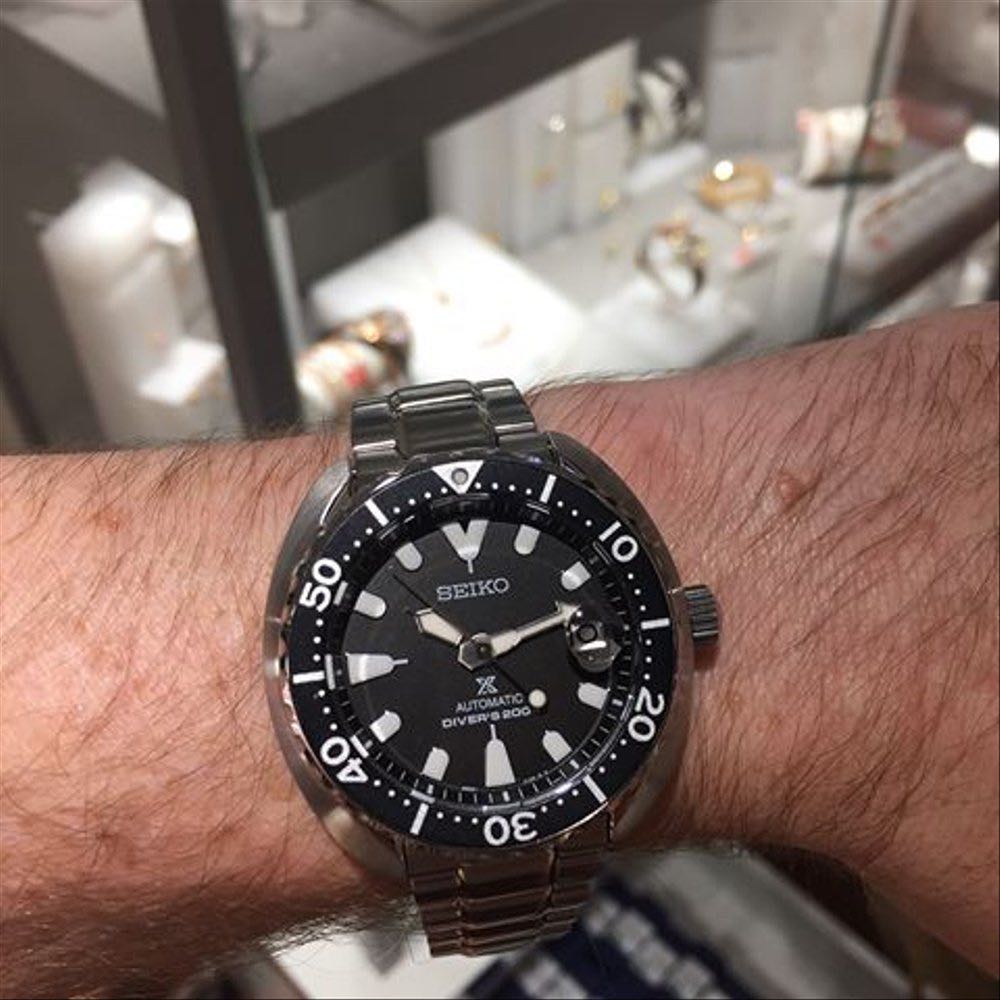 Seiko Mini turtle SRPC37K1, Men's Fashion, Watches & Accessories ...