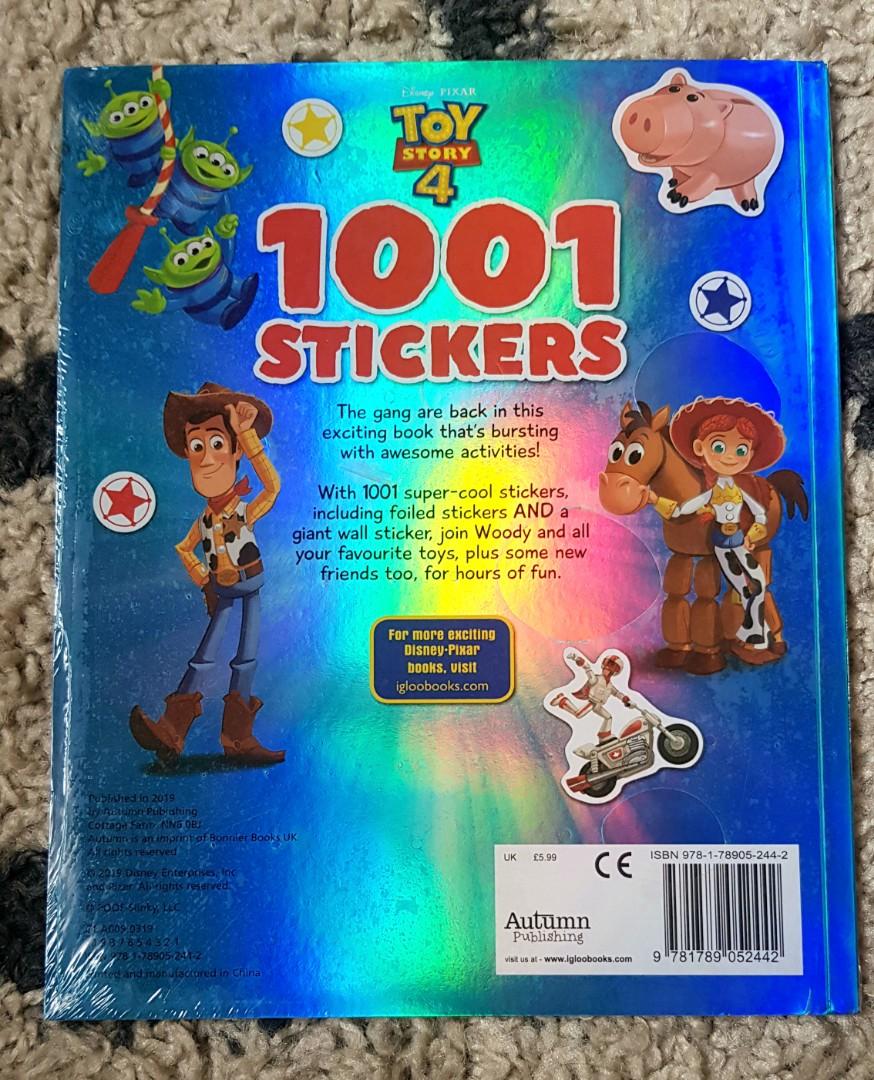 Toy Story 4 Sticker Book, Hobbies & Toys, Books & Magazines, Children's ...