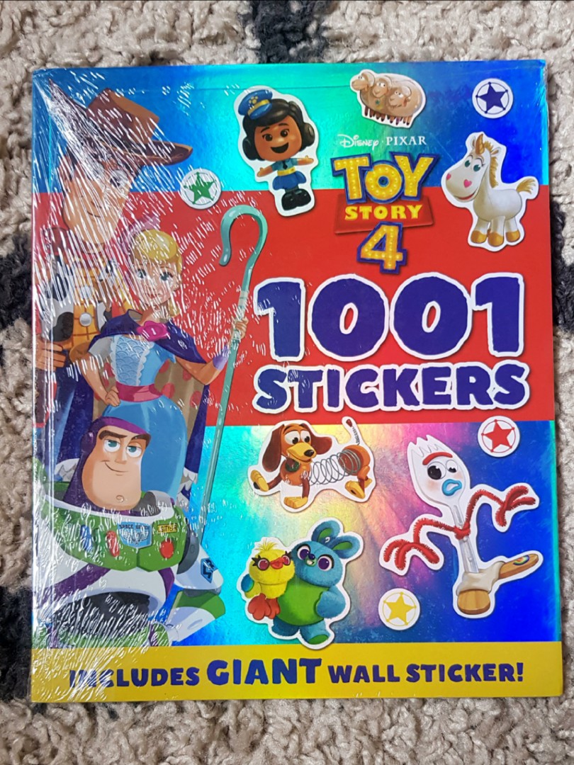 Toy Story 4 Sticker Book, Hobbies & Toys, Books & Magazines, Children's ...