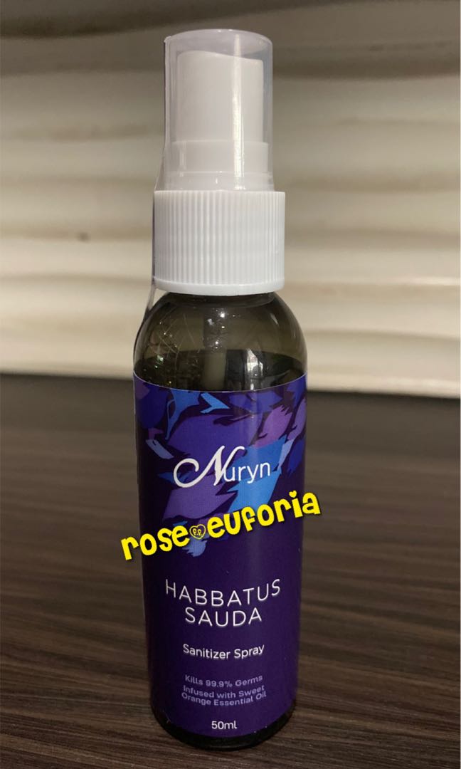 #ILuvPoslaju Tupperware Nuryn Habbatus Sauda Sanitizer Spray 50ml ...