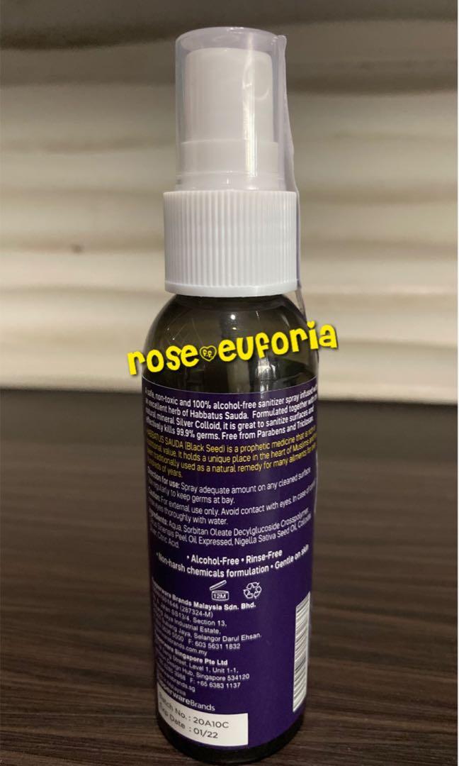 #ILuvPoslaju Tupperware Nuryn Habbatus Sauda Sanitizer Spray 50ml ...