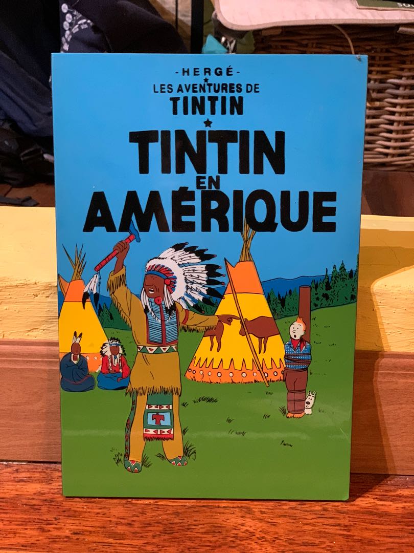 Vintage Tintin artwork #ILuvPosLaju, Hobbies & Toys, Stationery & Craft ...