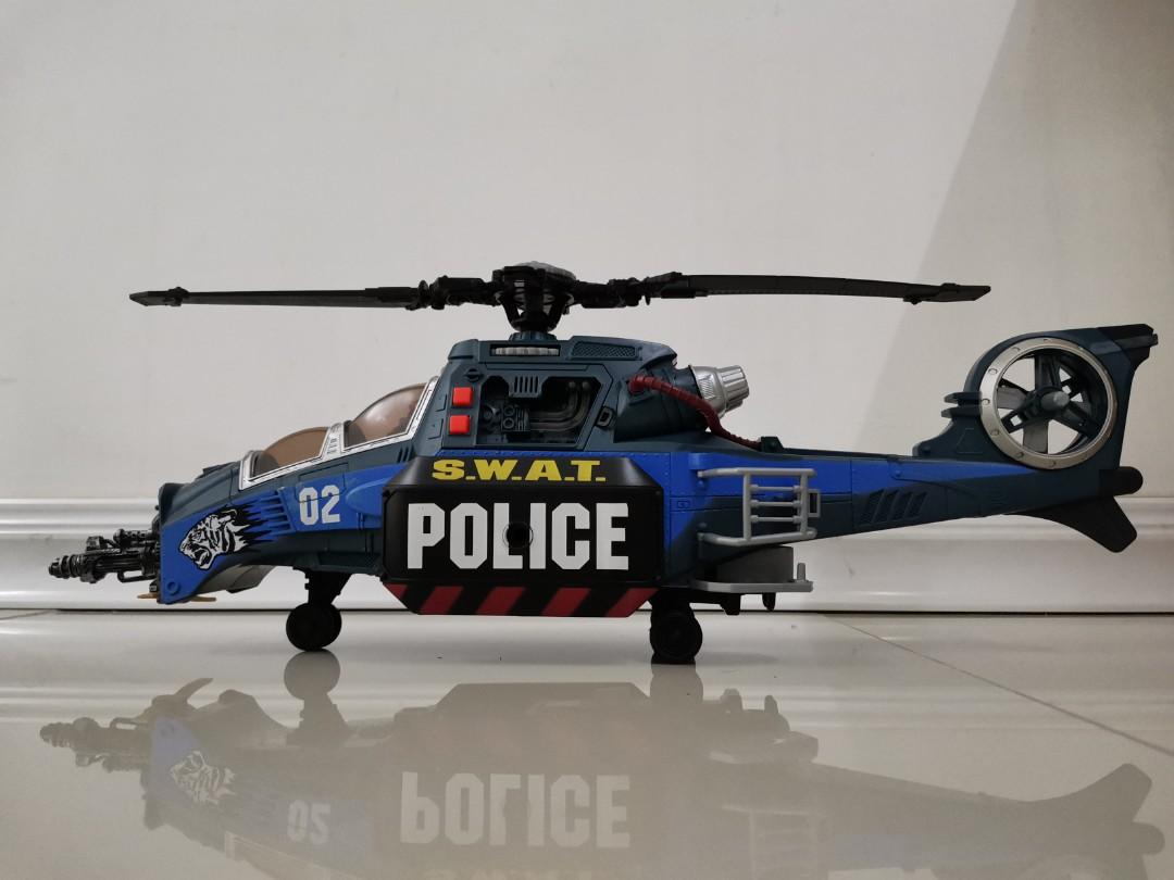 1/18 swat Russian gunship heavy attack helicopter Gi joe Chap Mei star ...