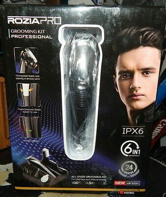 4825) Rozia Pro HQ5801 Beard Trimmer 6 in 1 Electric Trimmer Shaver ...
