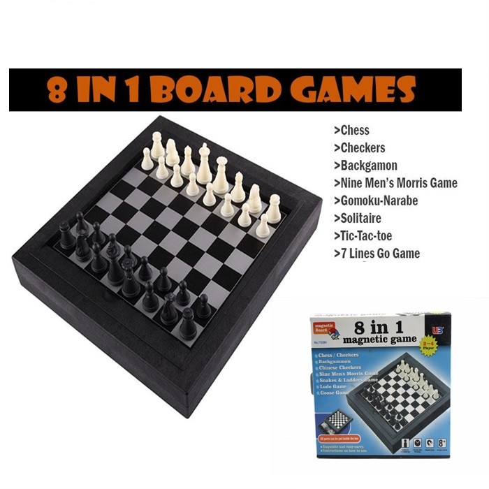 8 in 1 Mini Board Games, Hobbies & Toys, Toys & Games on Carousell