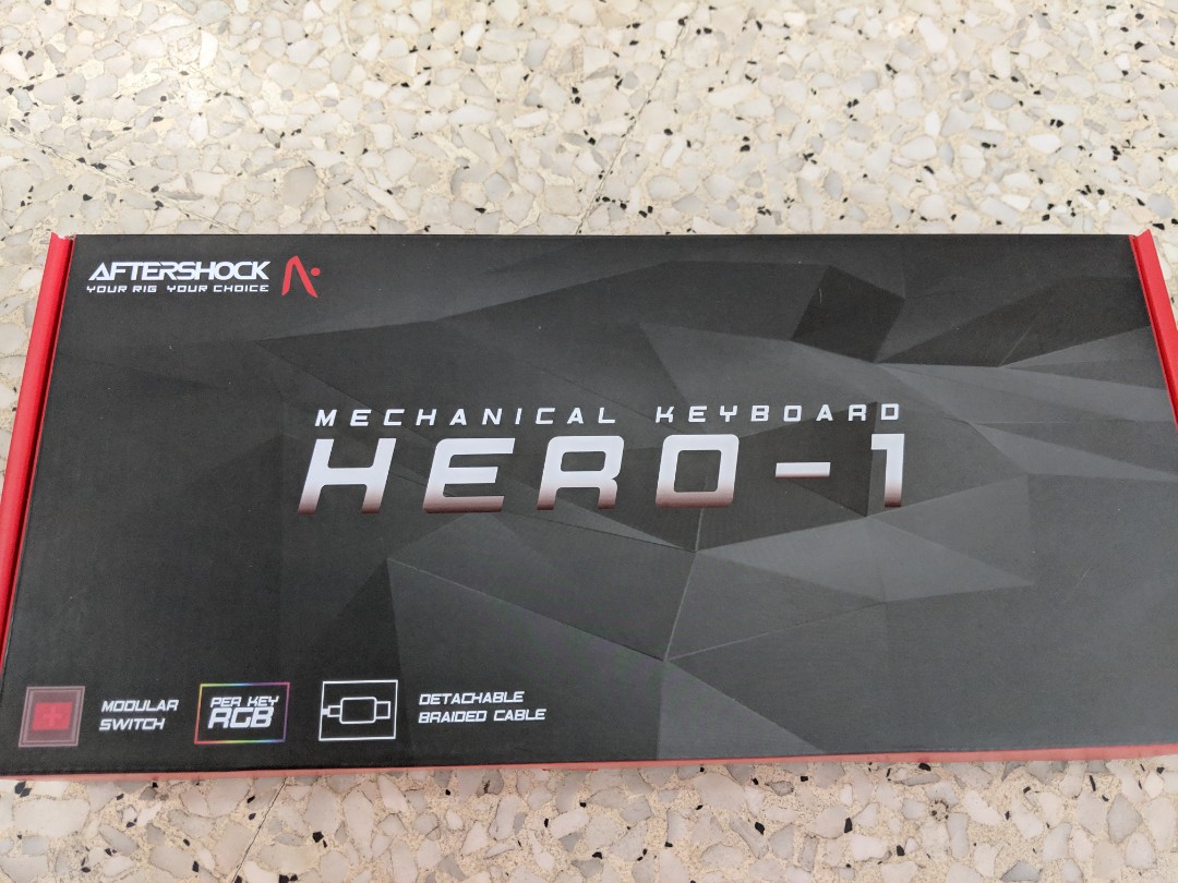 Aftershock Hero 1 Gaming Mechanical Keyboard, Computers & Tech, Parts ...