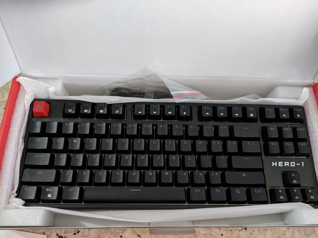 Aftershock Hero 1 Gaming Mechanical Keyboard, Computers & Tech, Parts ...
