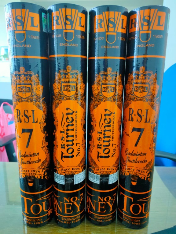 Badminton Shuttlecocks RSL No.7 , Sports Equipment, Exercise & Fitness ...