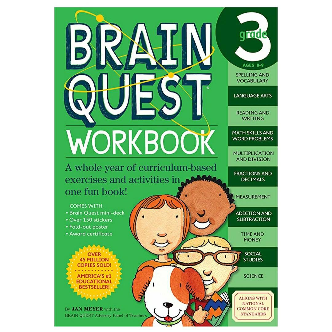 *Ready Stock* BN Brain Quest Workbook: Grade 3 / P3 Primary Assessment ...