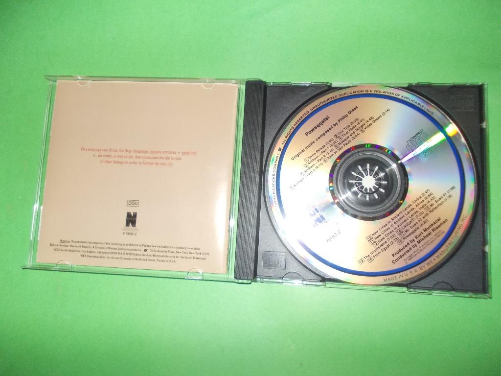 CD PHILIP GLASS : POWAQQATSI (FILM SCORE) OST ALBUM (1988) AMBIENT CLASSICAL MINIMALISM, Hobbies ...