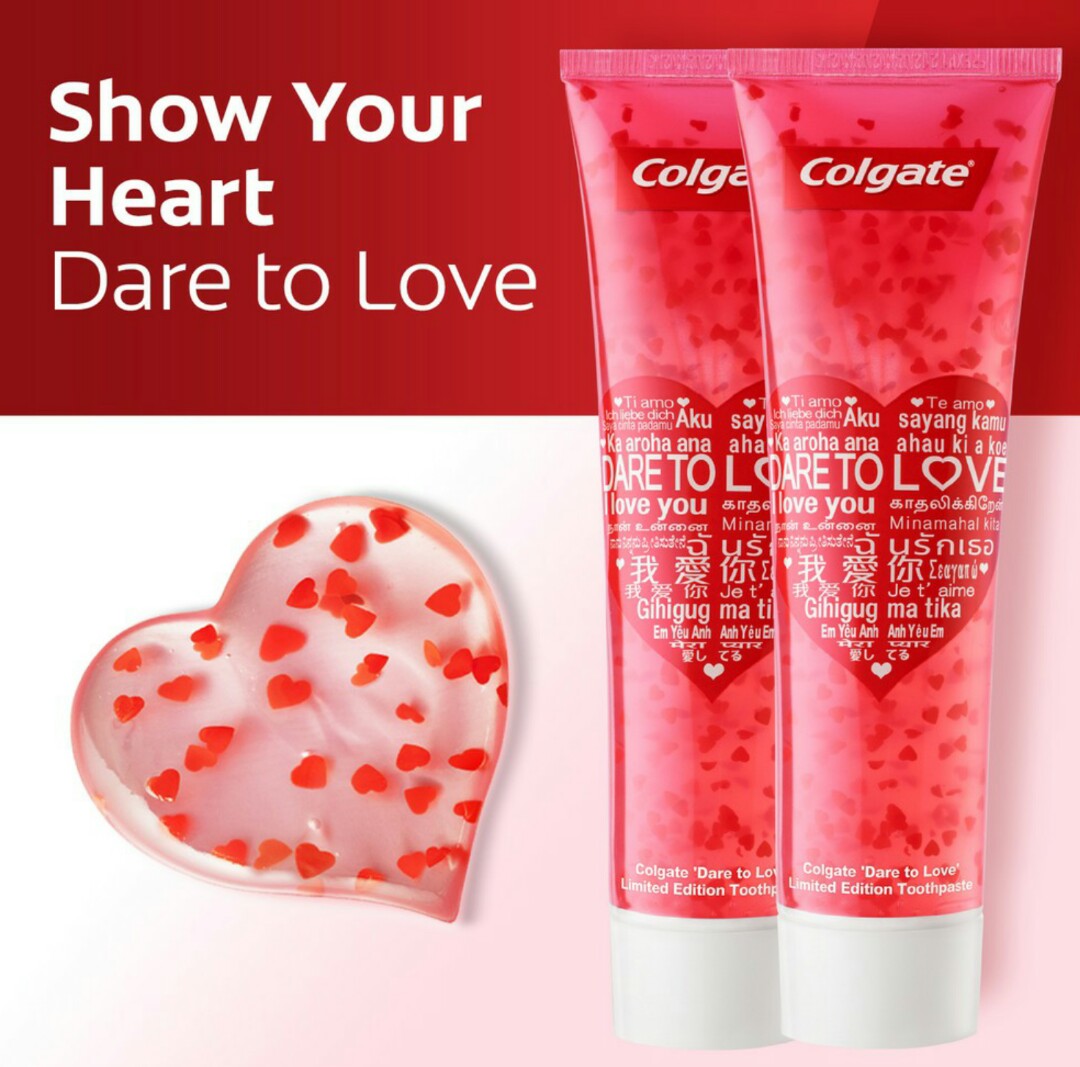 Colgate Dare To Love (Limited Edition) Heart Toothpaste Twin Pack ...