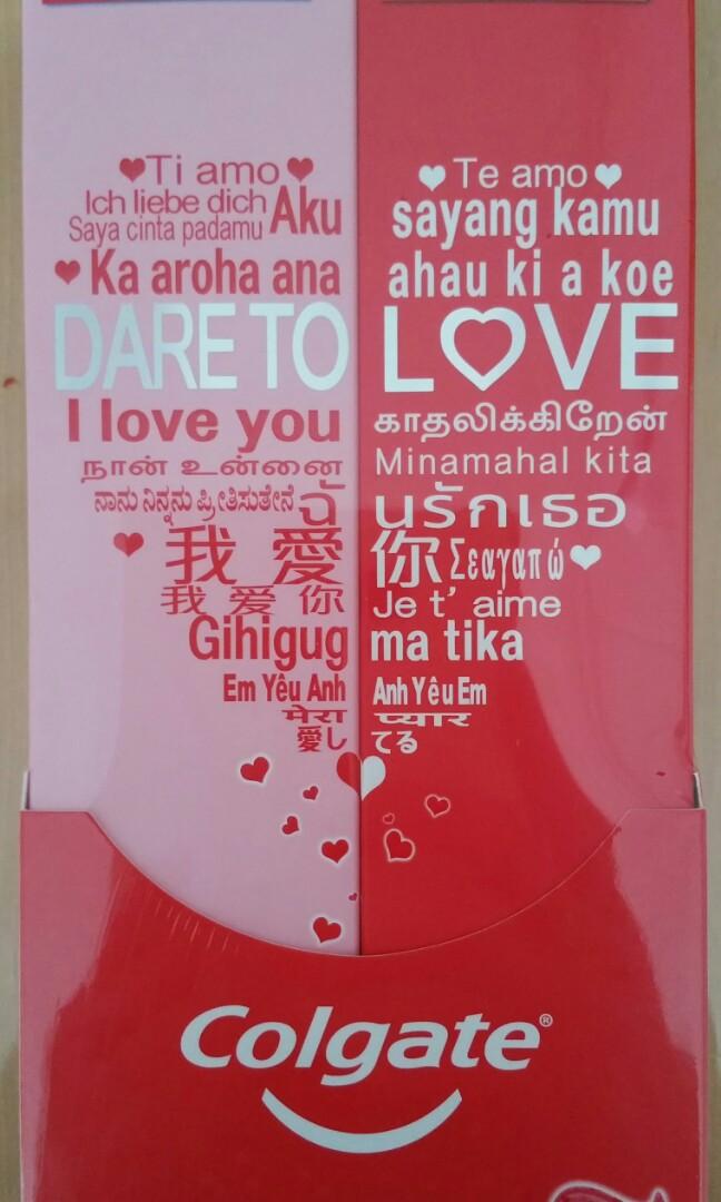 Colgate Dare To Love (Limited Edition) Heart Toothpaste Twin Pack ...