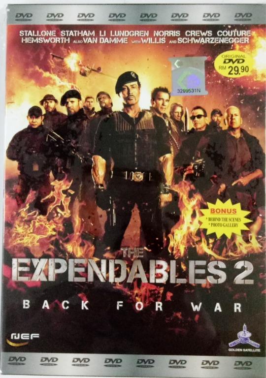 English Movie The Expendables 2 DVD Sylvester Stallone, Hobbies & Toys ...
