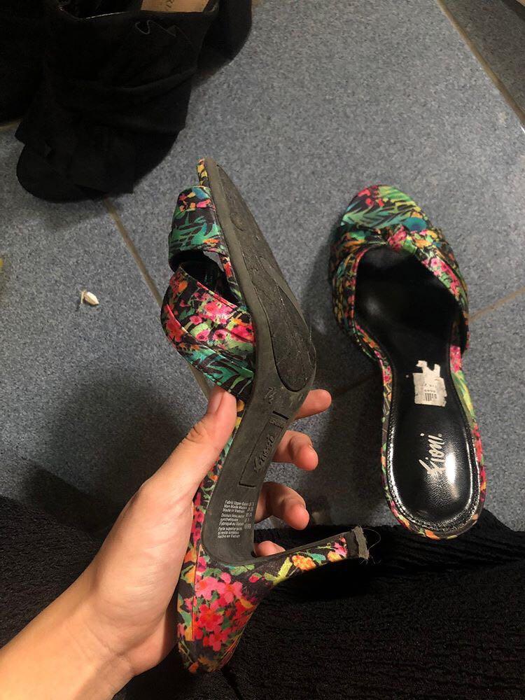 Fioni high heels, Fesyen Wanita, Sepatu di Carousell