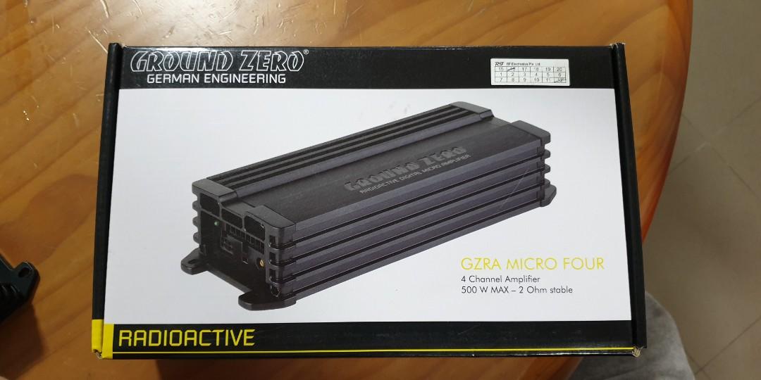 Ground zero amplifier, Audio, Other Audio Equipment on Carousell