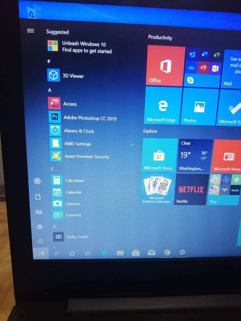 Lenovo Intel core i5 8th gen AMD Radeon R7 M440, Computers & Tech ...