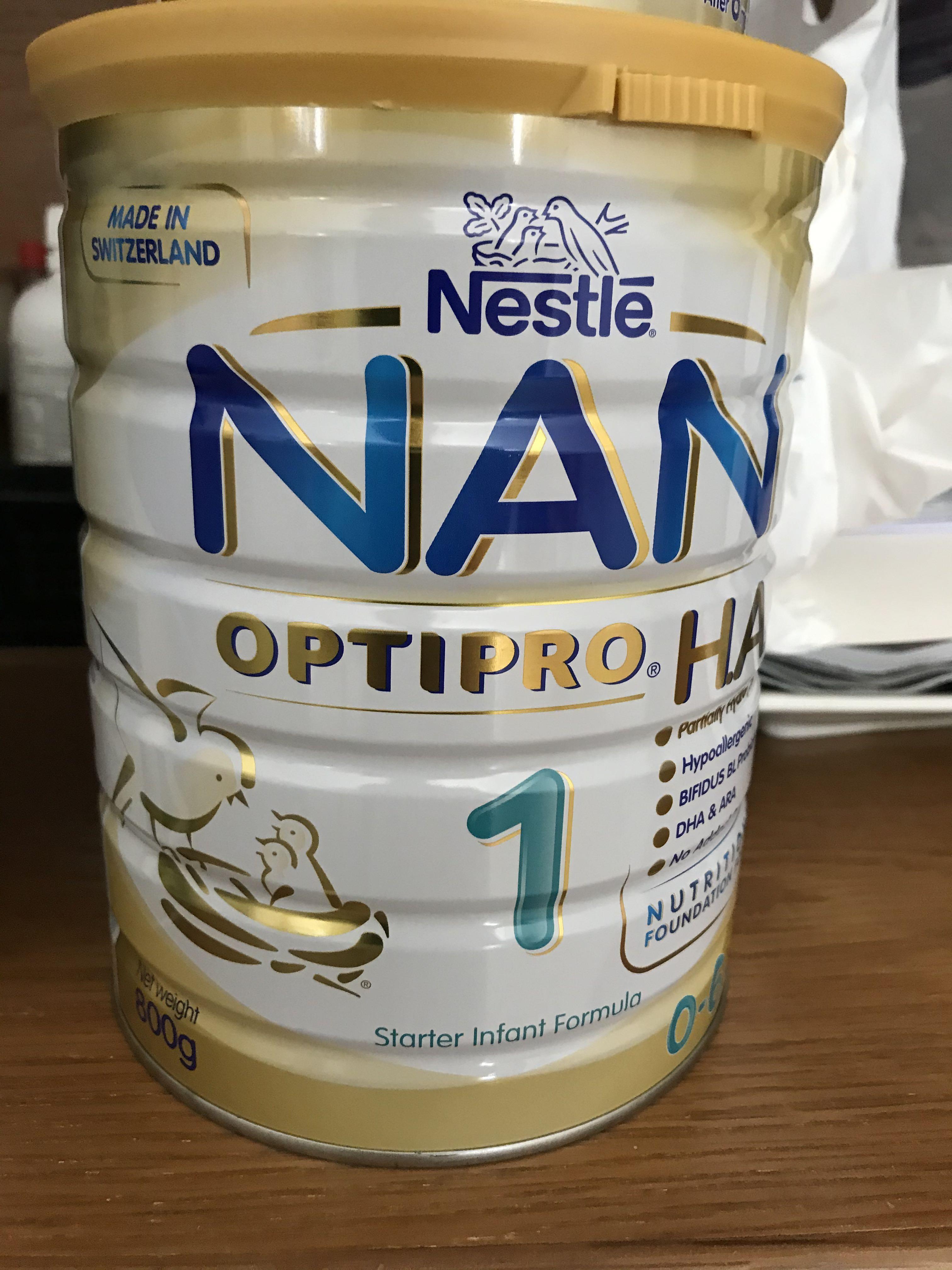 Nan optipro 1 HA 800g, Babies & Kids, Nursing & Feeding, Weaning ...