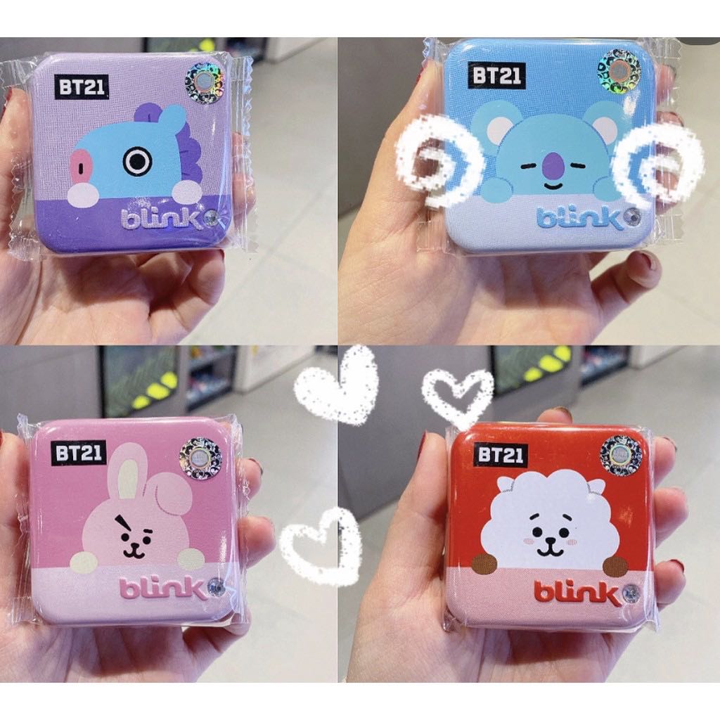 Official BT21 x Watsons Blink mint candy with freebies, Hobbies & Toys ...