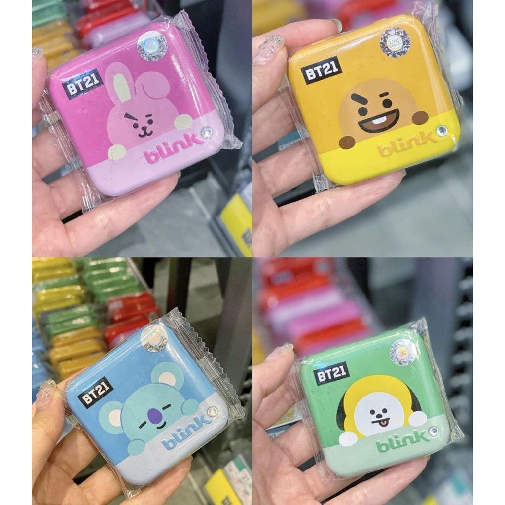 Official BT21 x Watsons Blink mint candy with freebies, Hobbies & Toys ...