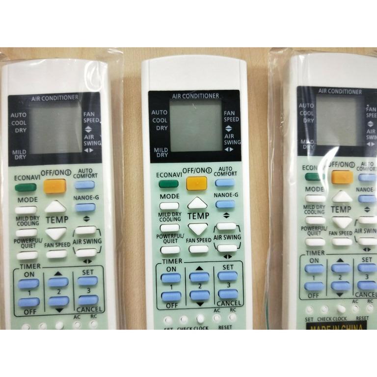 Panasonic Aircon Remote Control (Singapore), TV & Home Appliances, Air ...