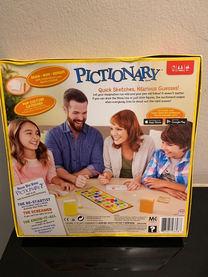 PICTIONARY Board Game, Hobbies & Toys, Toys & Games on Carousell