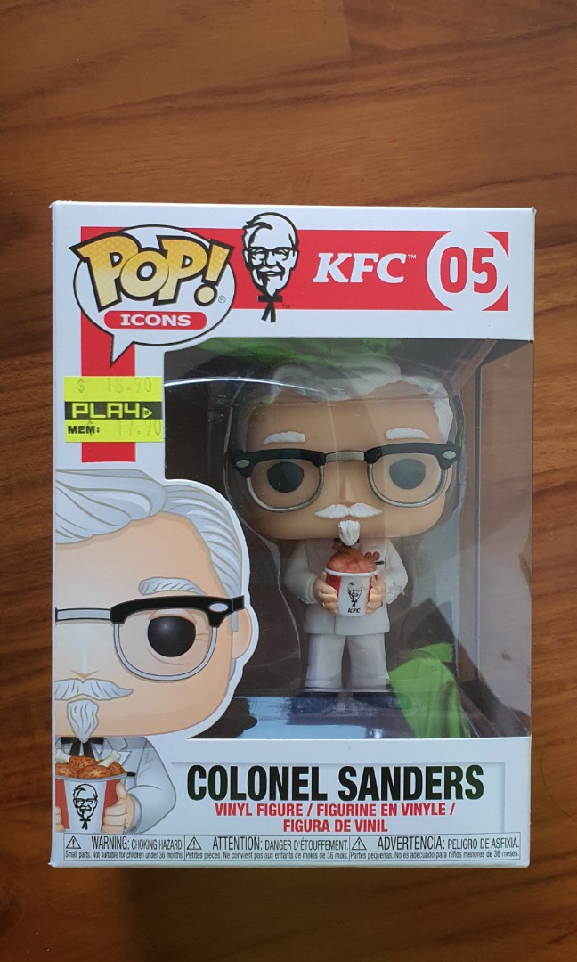 Pop icons kfc colonel Sanders, Hobbies & Toys, Toys & Games on Carousell